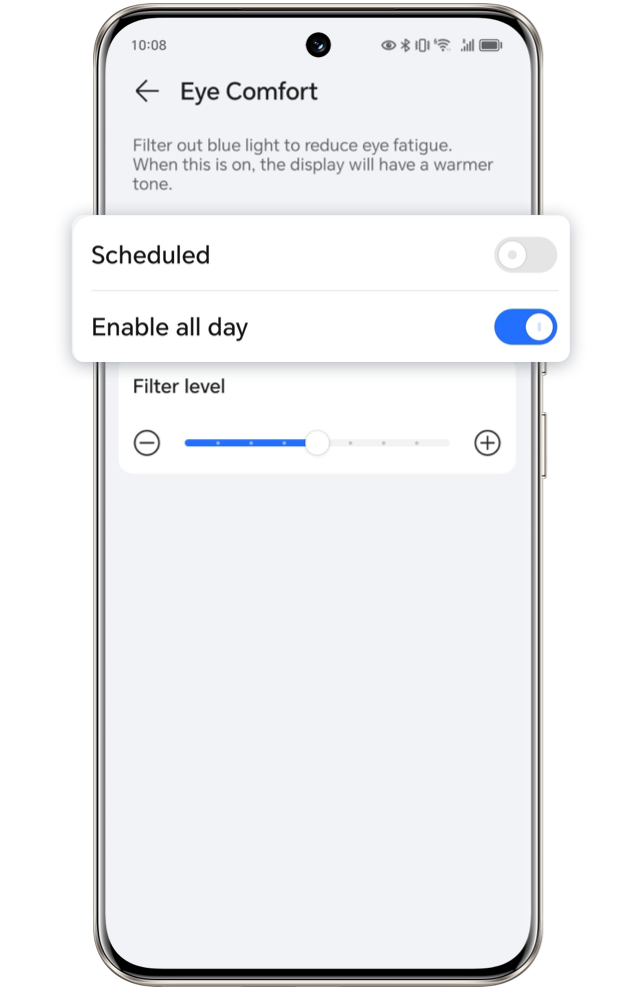 Eye comfort mode and Eye comfort technology