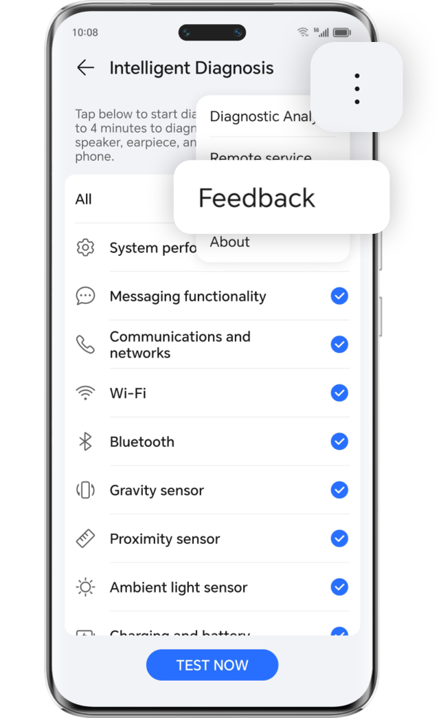 How to use the self-service log feedback function