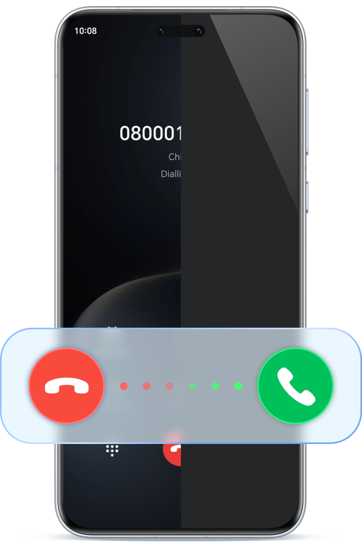 mobile screen off while calling