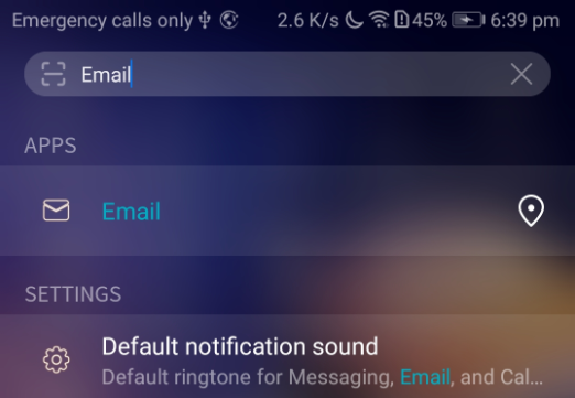 Some app icons are missing from the home screen