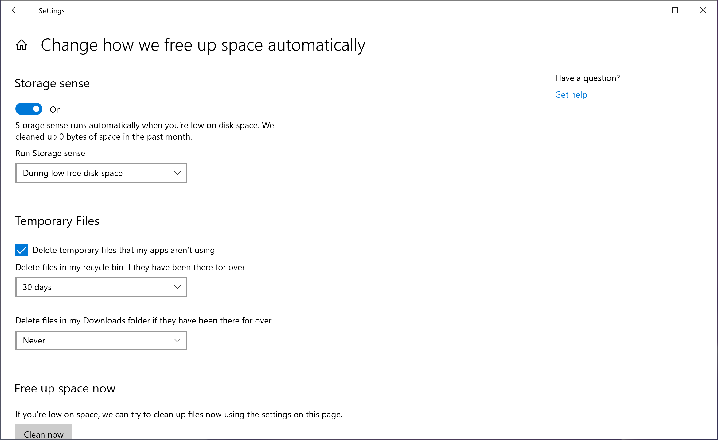 Free up your computer storage space automatically