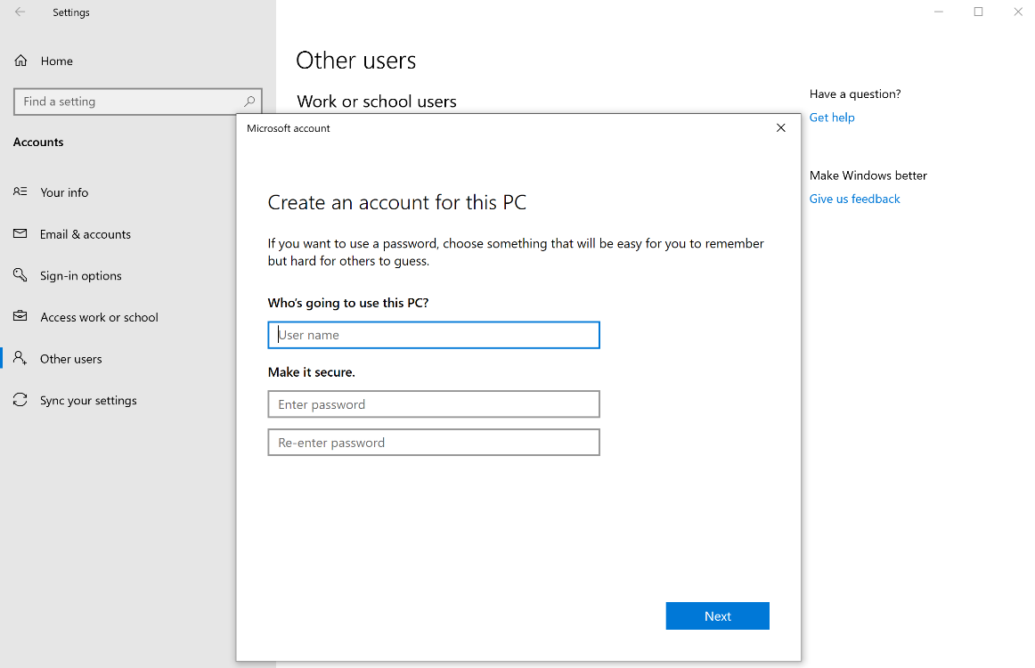 Unable to use or set up fingerprint sign-in after reinstalling Windows