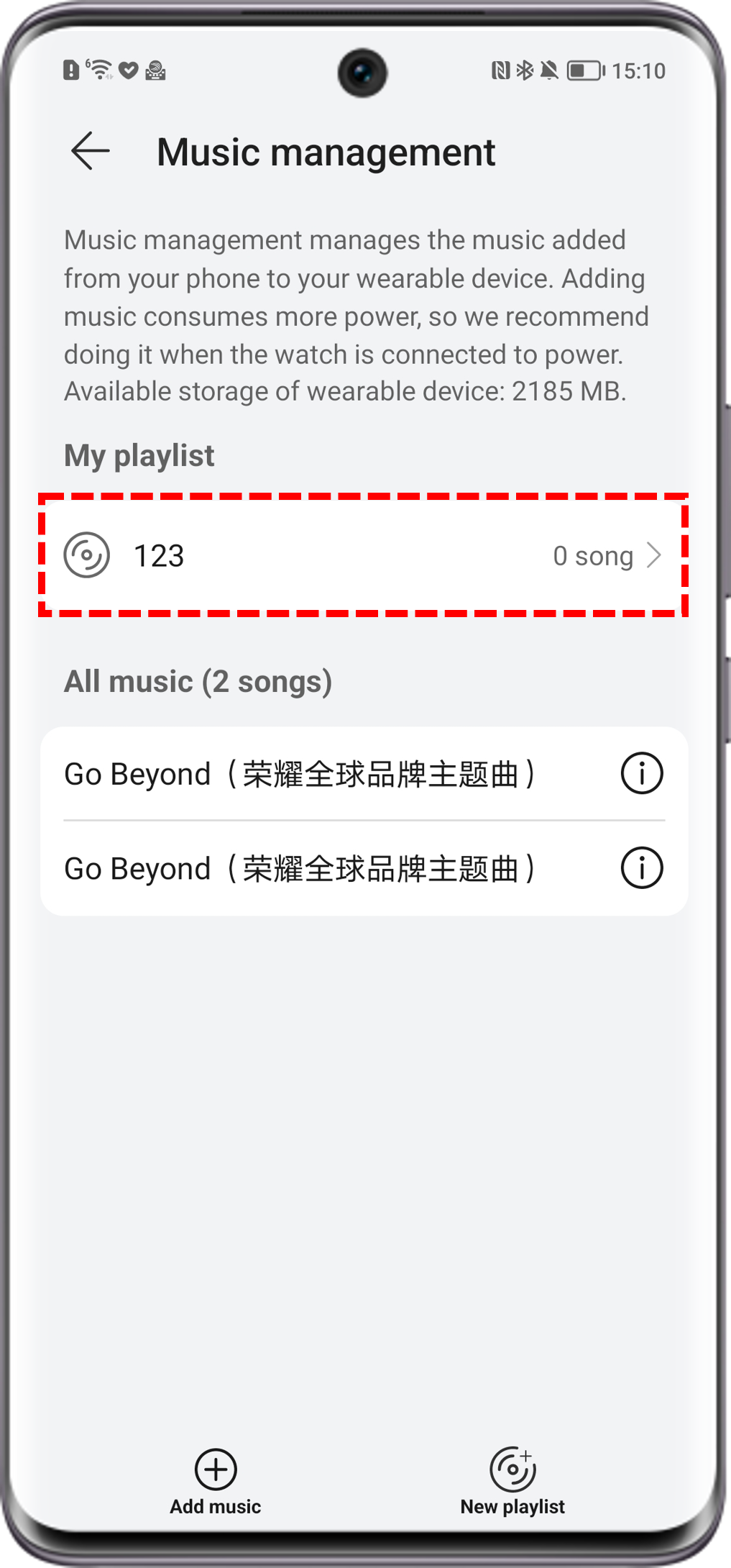 How to add/delete music?