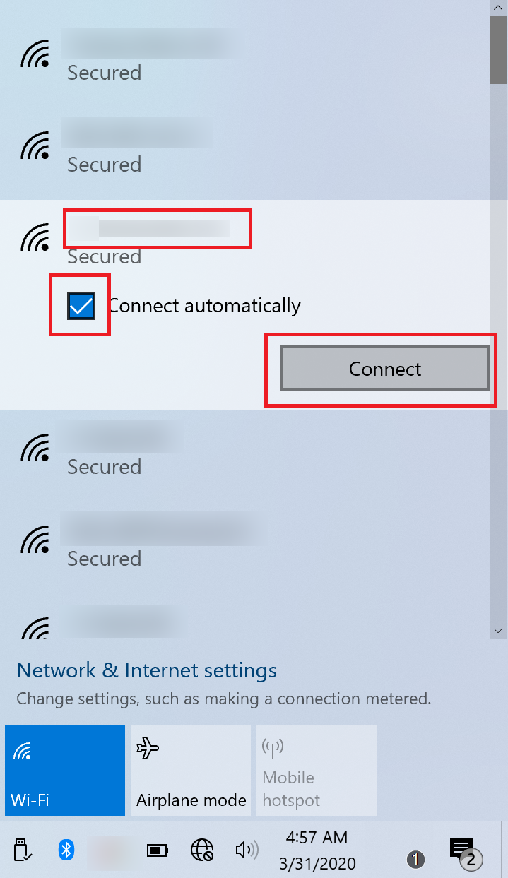 Wi-Fi on my computer cannot connect automatically after I restart my ...