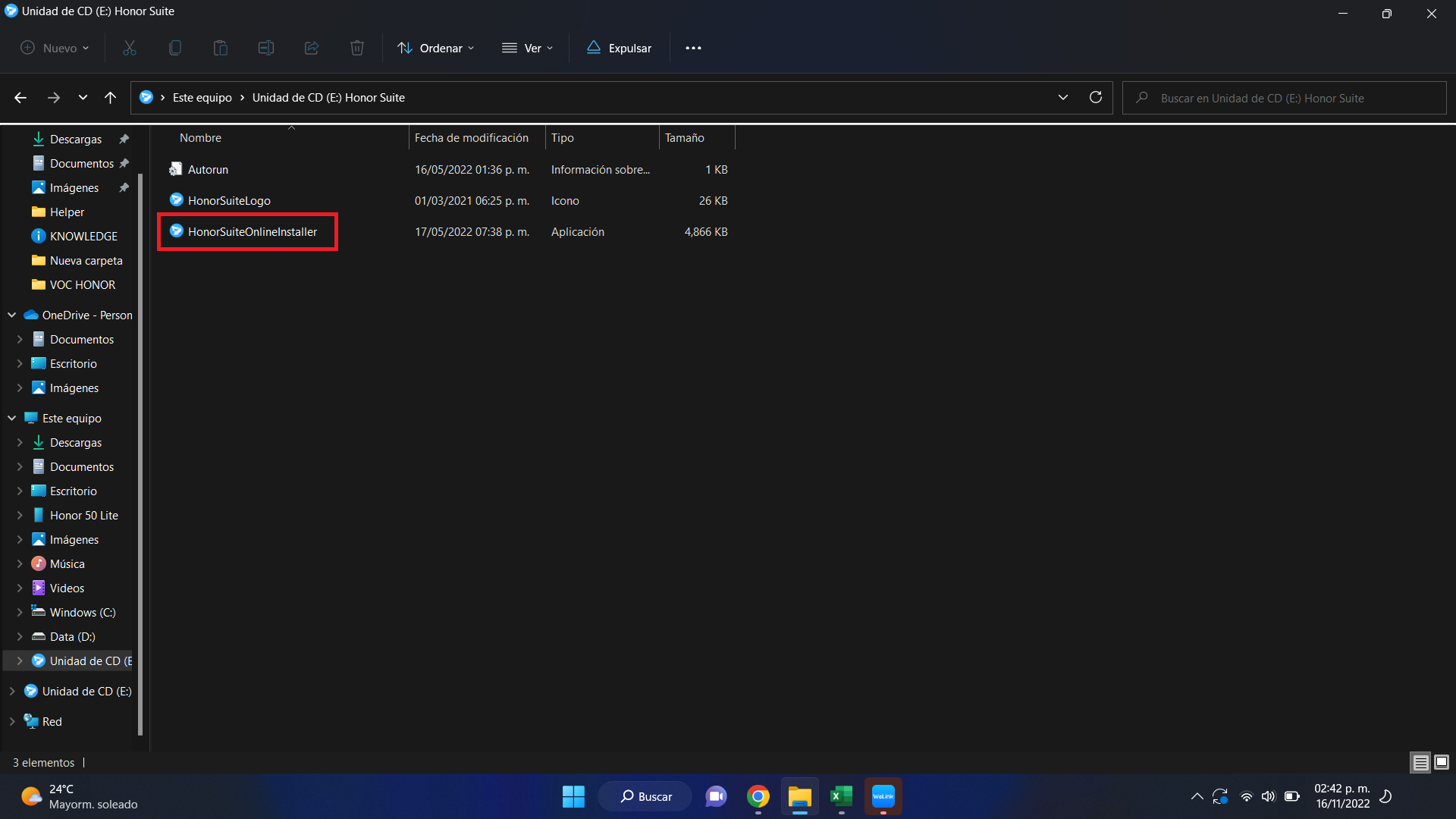 Guía de uso para HONOR Suite