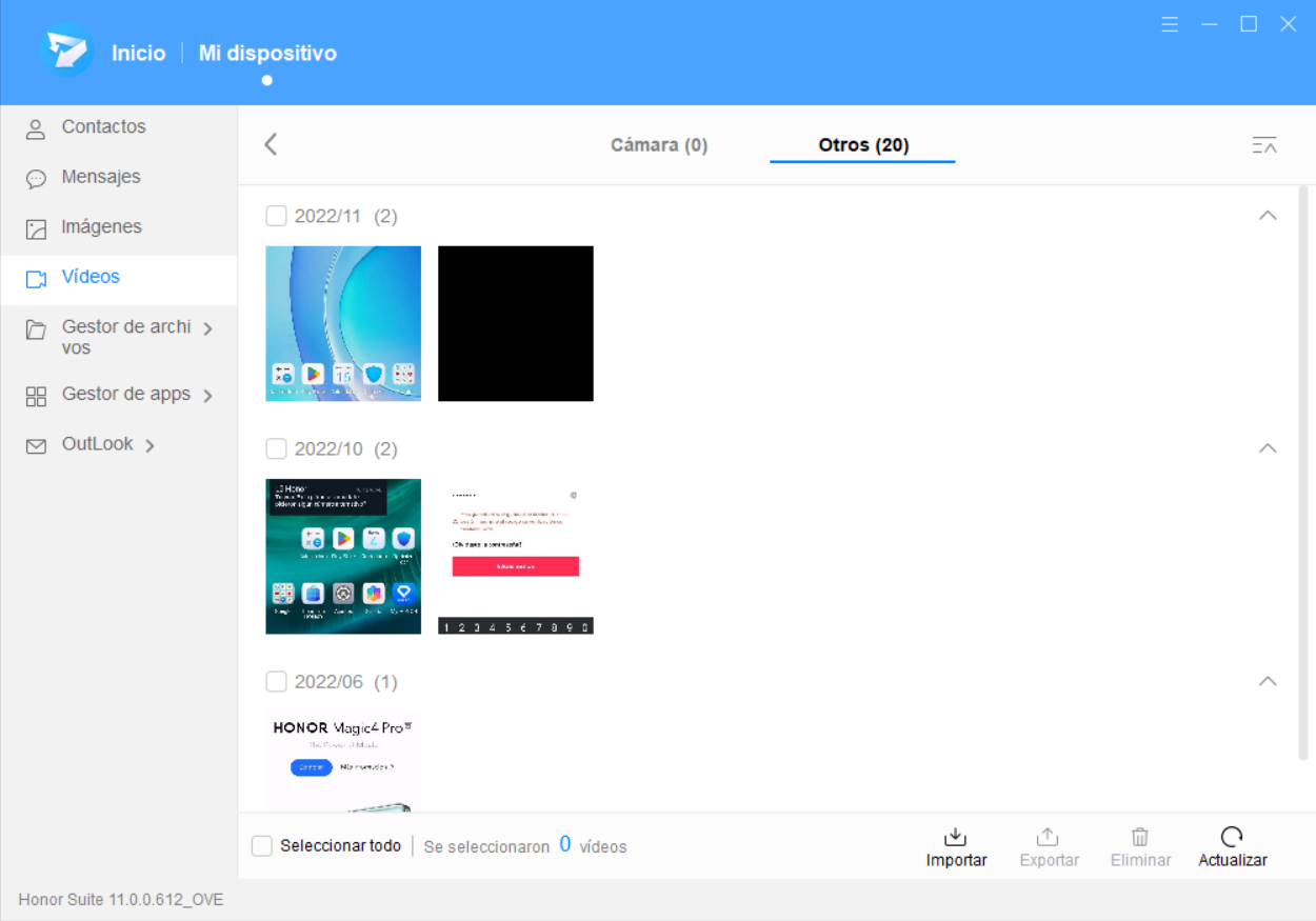 Guía de uso para HONOR Suite