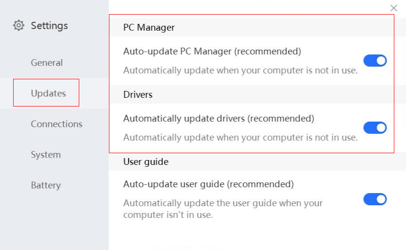 The fan noise is too loud when the computer is on