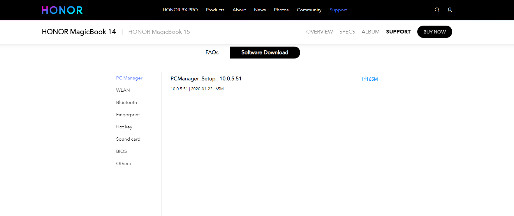Updating and downloading BIOS, drivers, and firmware