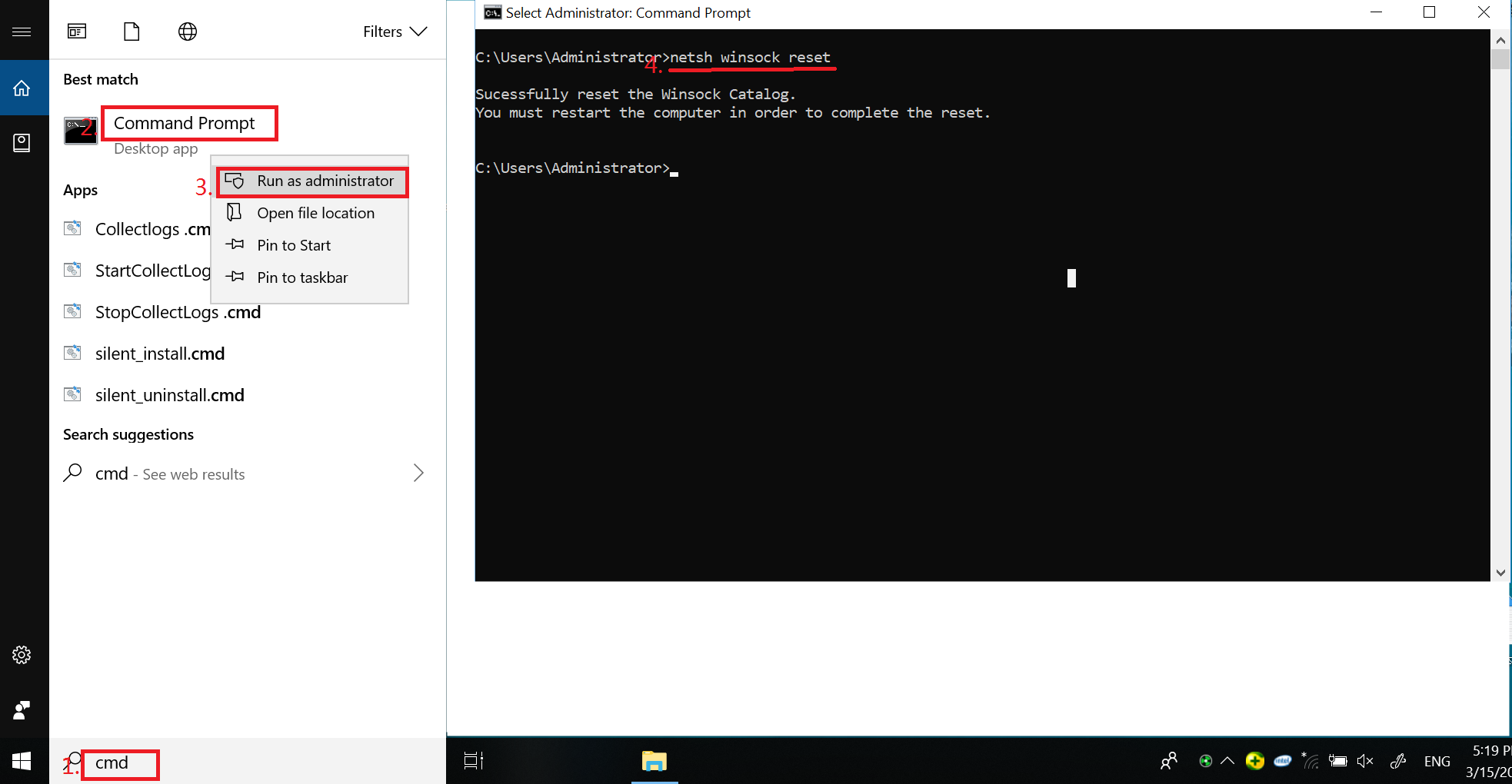 Unable to connect my computer to the network