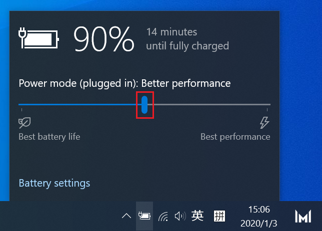Enabling High performance mode