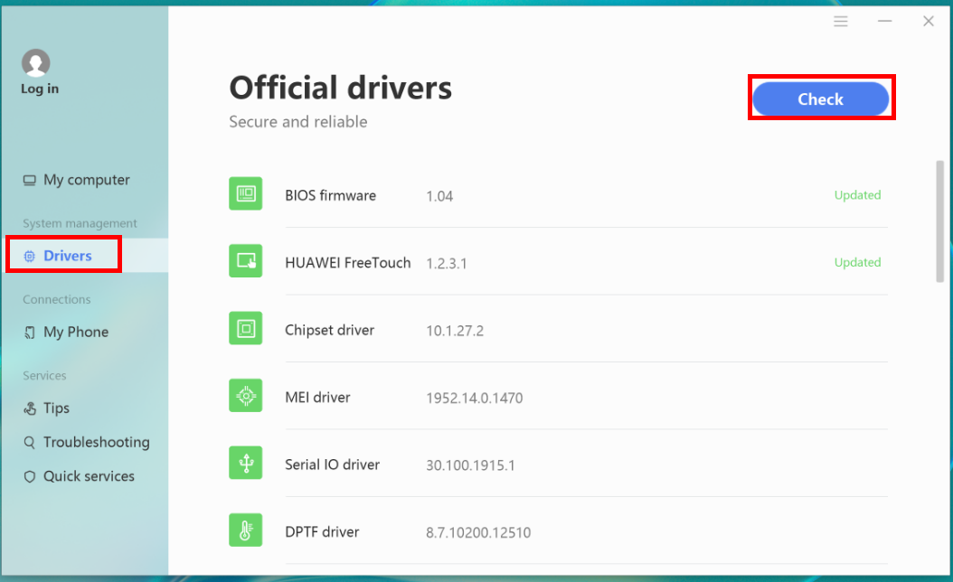 Updating and downloading BIOS, drivers, and firmware