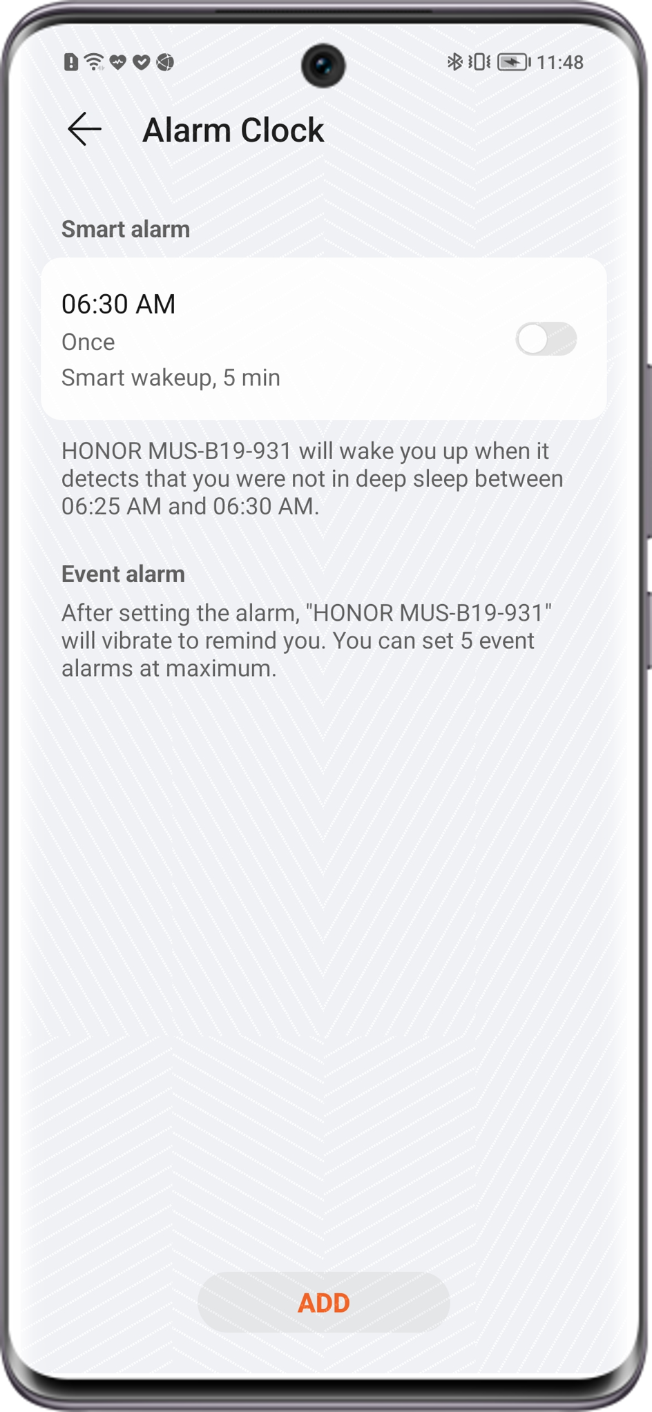 How to set alarm clock